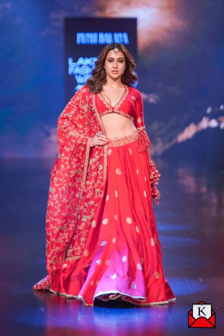 Sara Ali Khan As Showstopper For Utsav Collection